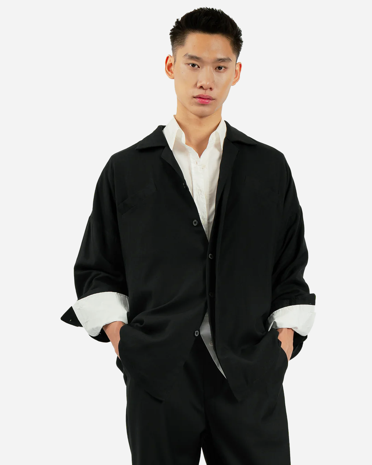 REMY SHIRT IN BLACK – SHALS